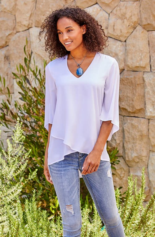 KAREN KANE KAREN KANE Asymmetrical Crepe Top